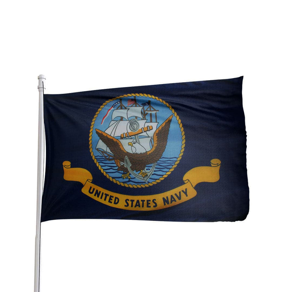 Premium American Made Navy Flag - DURAFLIGHT 3x5 Nylon – Atlantic Flagpole