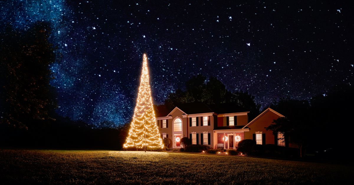 Patriot Glo LED Flagpole Christmas Tree Kit (20' & 25') – Atlantic Flagpole